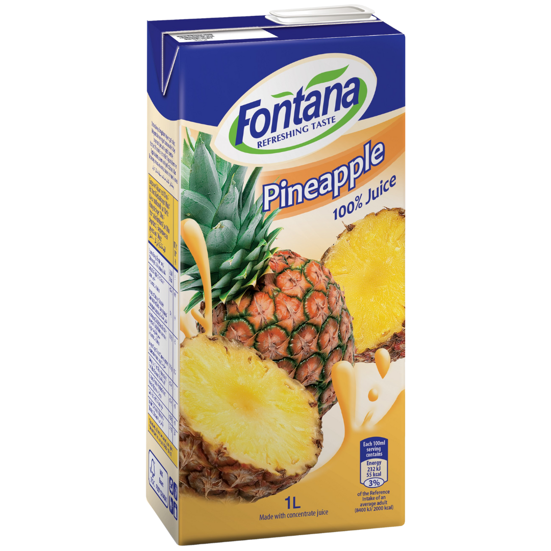 Fontana Pineapple Juice 1000ml – Wine Not HKG