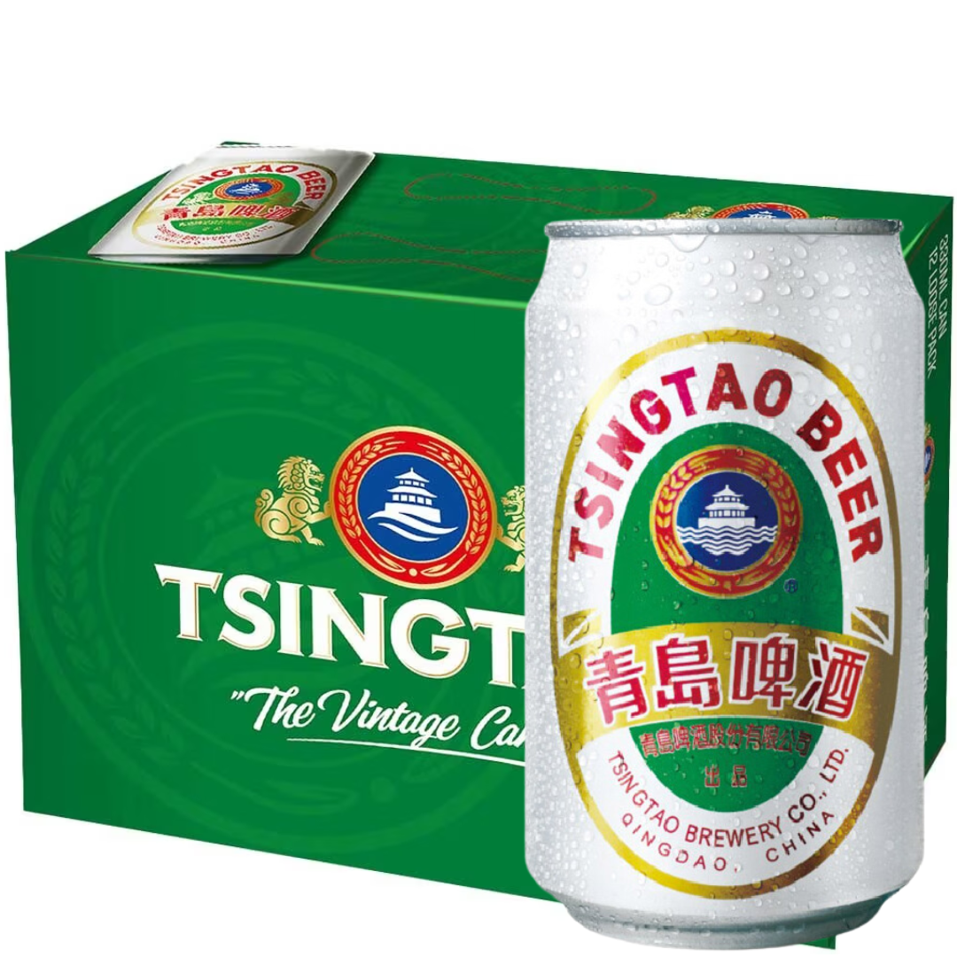 Tsing Tao Beer Can 24x330ml – Wine Not HKG