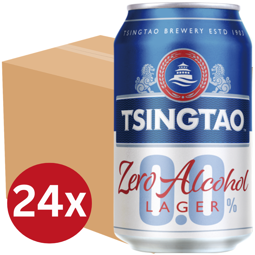 Tsing Tao Non-Alcoholic Beer Can 24x330ml – Wine Not HKG